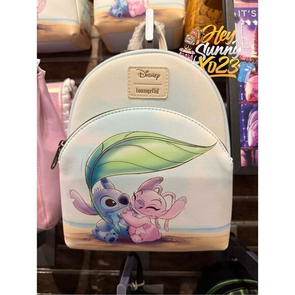 Loungefly | Bags | Loungefly Disney Stitch Angel Beach Date Mini ...
